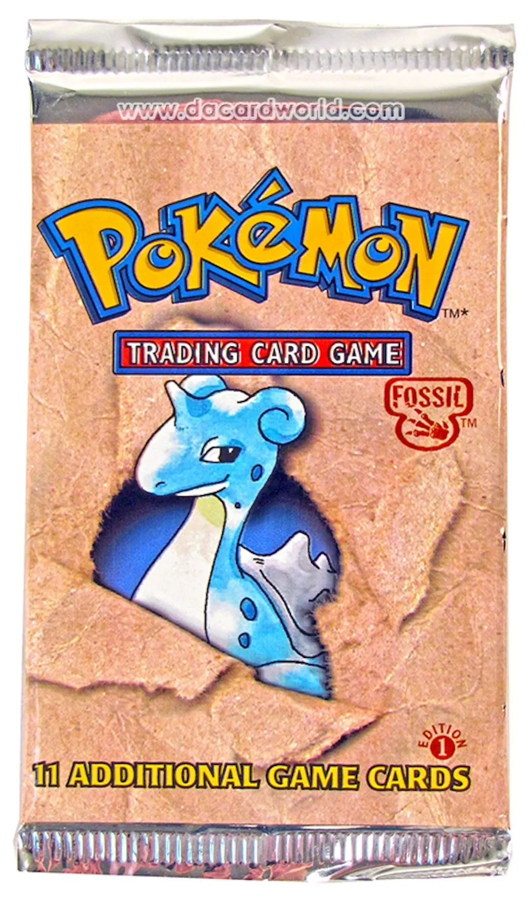 WOTC Pokemon Fossil 1st Edition Booster Pack DA Card World WOTC Pokemon Fossil 1st Edition Booster Pack DA Card World